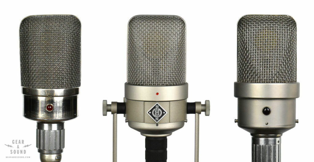 Test #1 Neumann M 49 V, M 49 c, TLM 103 on guitar - Gear and Sound